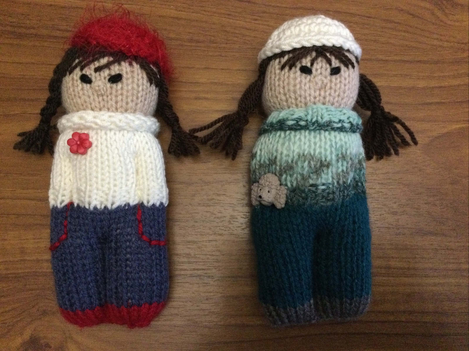 Hand Knitted Dolls Pocket Pals Comfort Dolls Anxiety Dolls Girls | eBay