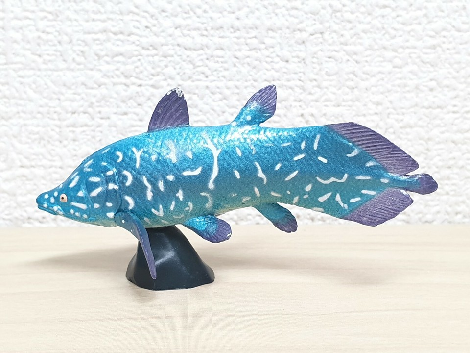 Kaiyodo UHA Dinotales 1 AXELRODICHTHYS coelacanth fish Dinosaur Figure ...
