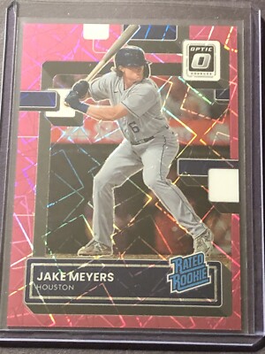 2022 Donruss Optic Jake Meyers Rated Rookie Pink Velocity # /249 ...