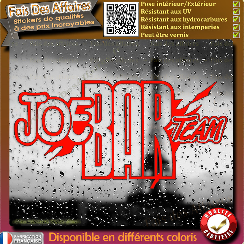 Joe Bar Team Logo Porelpiano: JOE BAR TEAM