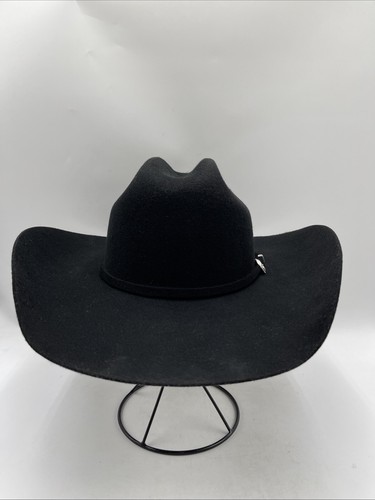 Men’s Cavender's Ranch Collection Black Felt Cowboy Hat Size 7.5 | eBay