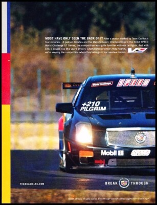 2006 Cadillac CTS-V SCCA Race 2005 Original Advertisement Print Art Car ...