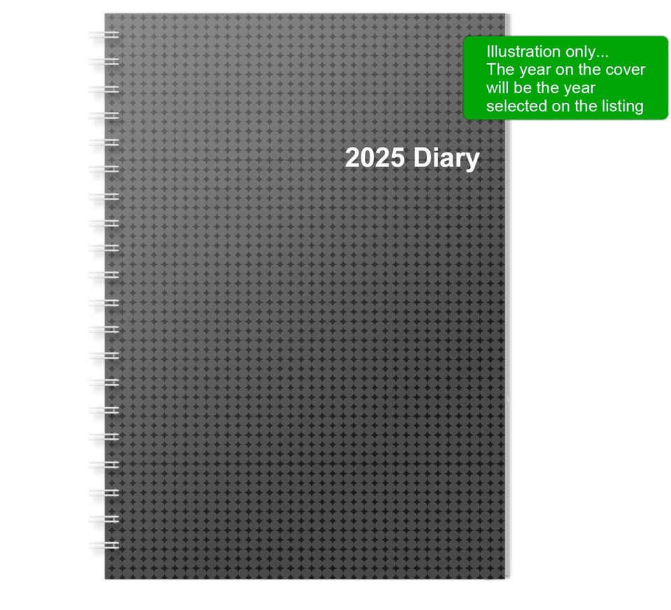 A4 & A5 Future Year Diary: 2026, 2027, 2028 - Week View or Day Per Page ...