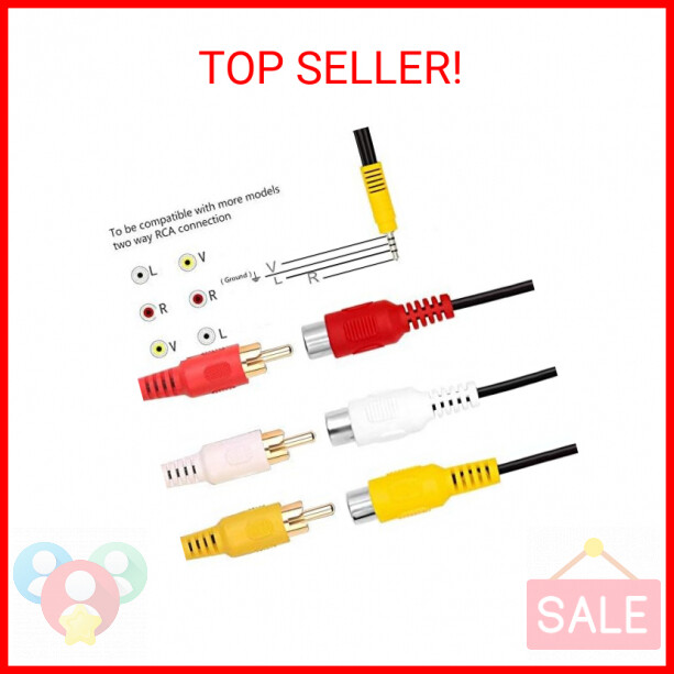 AV Adapter, Video AV Component Adapter Cable Replacement for TCL TV, 3 ...