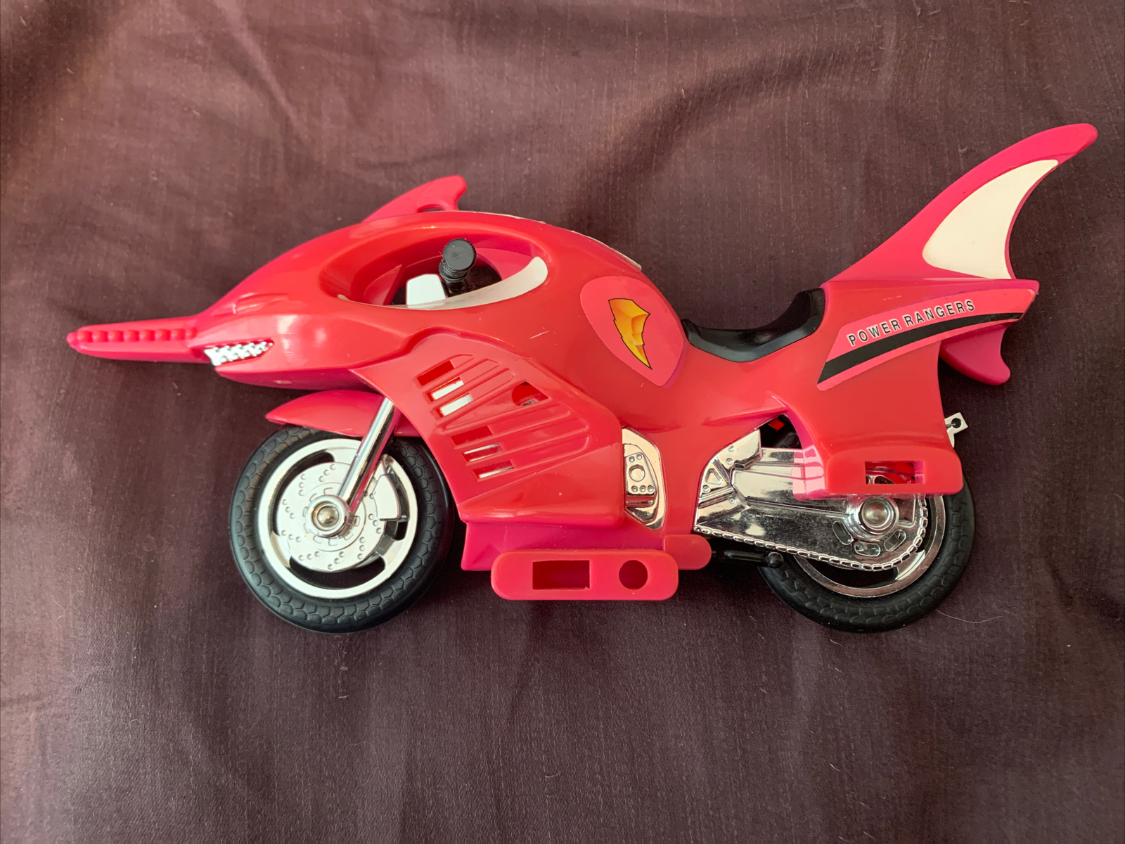 VINTAGE 1995 Mighty Morphin Power Rangers Pink Shark Cycle Rare ...