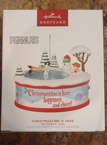 Hallmark Keepsake Ornament 2023 Peanuts Christmastime is Here magic ...