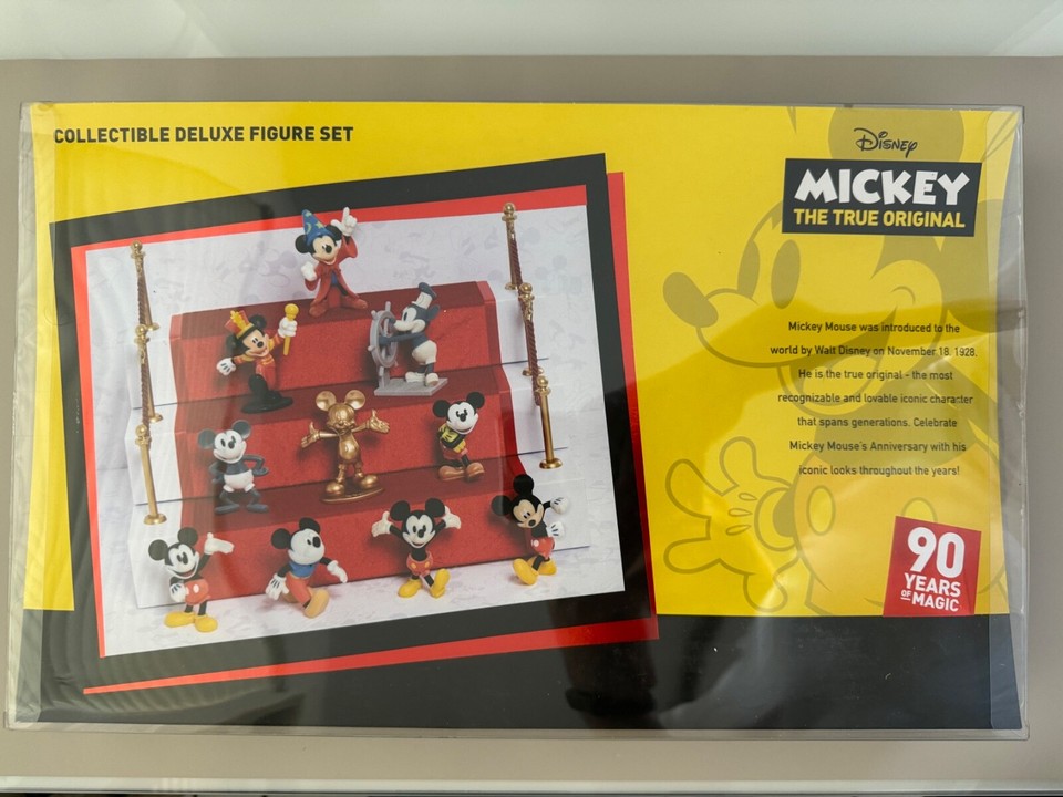 Mickey The True Original Collectible 10 Deluxe Figure Set 90 Years of ...