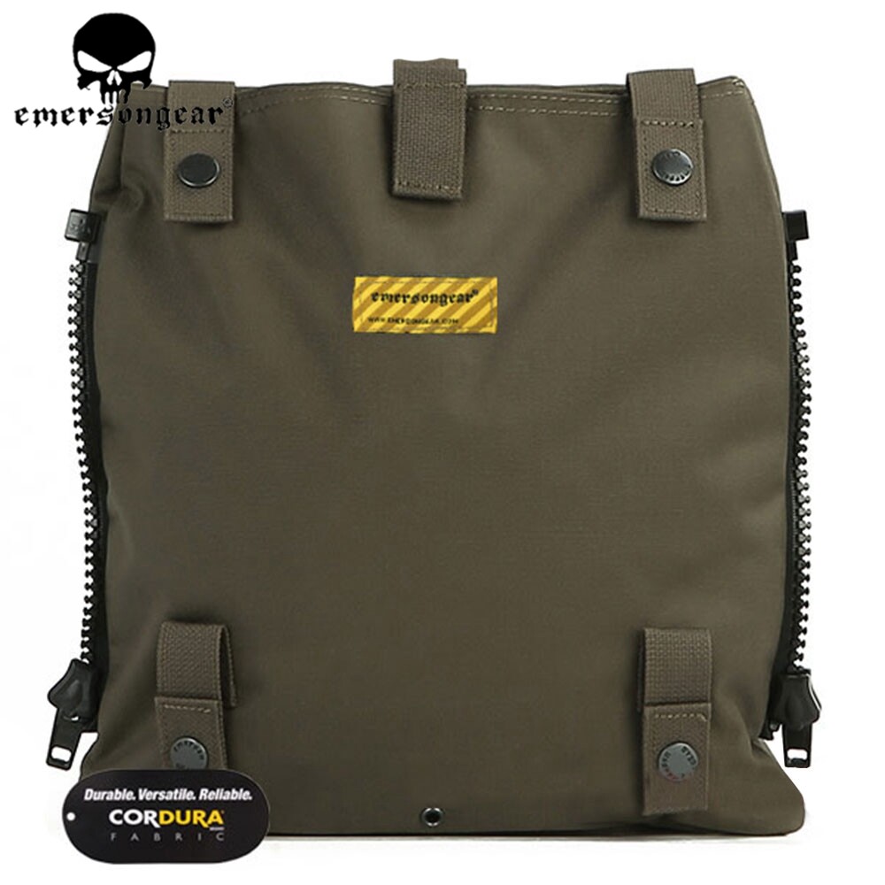 Emerson Zip Pack Zip-on Panel Plate Carrier Back Bag for CPC AVS JPC 2. ...
