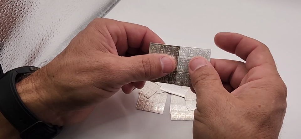 Silver Bars 500 Pack .999 Silver Bars Mixed Sizes Preppers Money | eBay