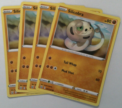 Pokemon - Silicobra x4 *081/163* | eBay