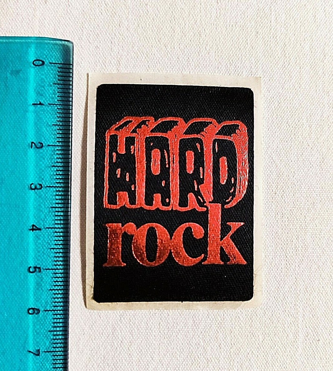Sticker Hard Rock 80s Old Original Vintage | eBay