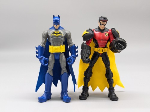 DC Comics 2011 Batman Lava Mission Robin & Batman Strike Shield Action ...