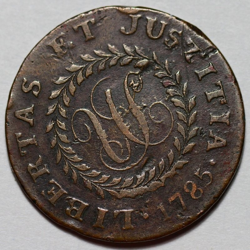 1785 Nova Constellatio, Pointed Rays, Colonial Copper Coin | eBay