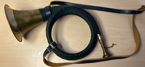 FURST-PLESS AUTHENTIC GERMAN HUNTING HORN, BRASS, VINTAGE | eBay