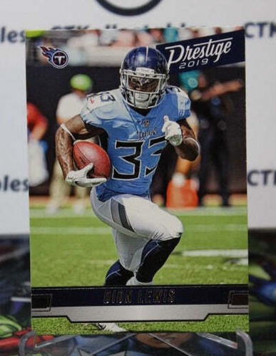 2019 PANINI PRESTIGE DION LEWIS # 165 NFL TENNESSEE TITANS GRIDIRON ...