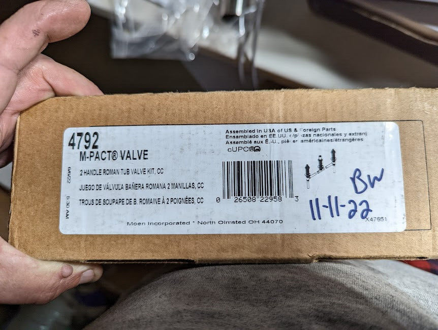 Moen 4792 Two Handle Roman Tub Valve | eBay