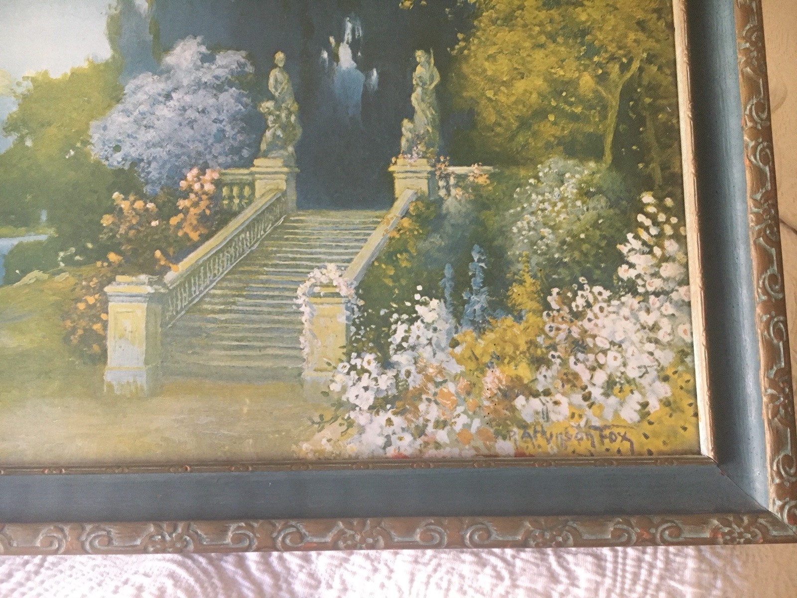 2 R. ATKINSON FOX~ORIGINAL PRINTs~Orig Art Deco FRAME Nature’s Retreat ...