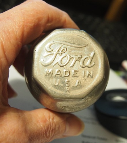 Antique Ford Model T Brass Grease Hub Wheel Cap, Made In USA | eBay