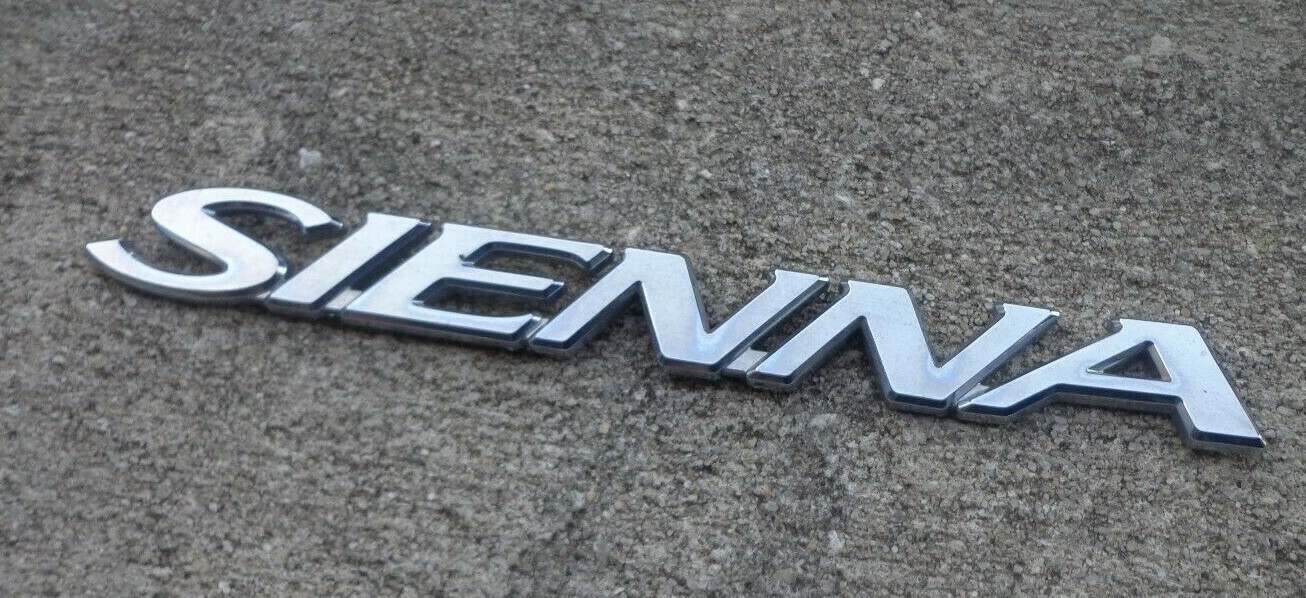 Toyota Sienna emblem badge decal logo symbol van OEM Factory Genuine ...