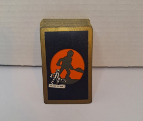 Vintage IRON FIREMAN Congress Playing Cards FULL DECK w/ Jokers c1950 ...