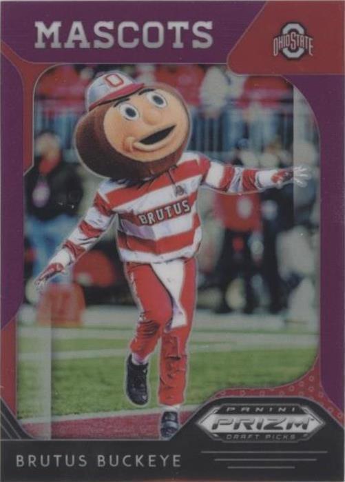 2019 Panini Prizm Draft - Mascots Ohio State Buckeyes #14 Purple Prizm ...