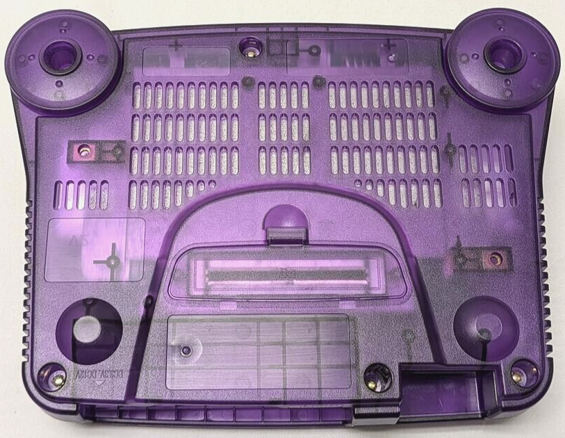 Vtg N64 Funtastic Grape Translucent PURPLE Nintendo-64 Gaming Console ...