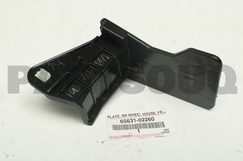 6563102260 Genuine Toyota PLATE, REAR WHEEL HOUSE, FRONT RH 65631-02260 ...