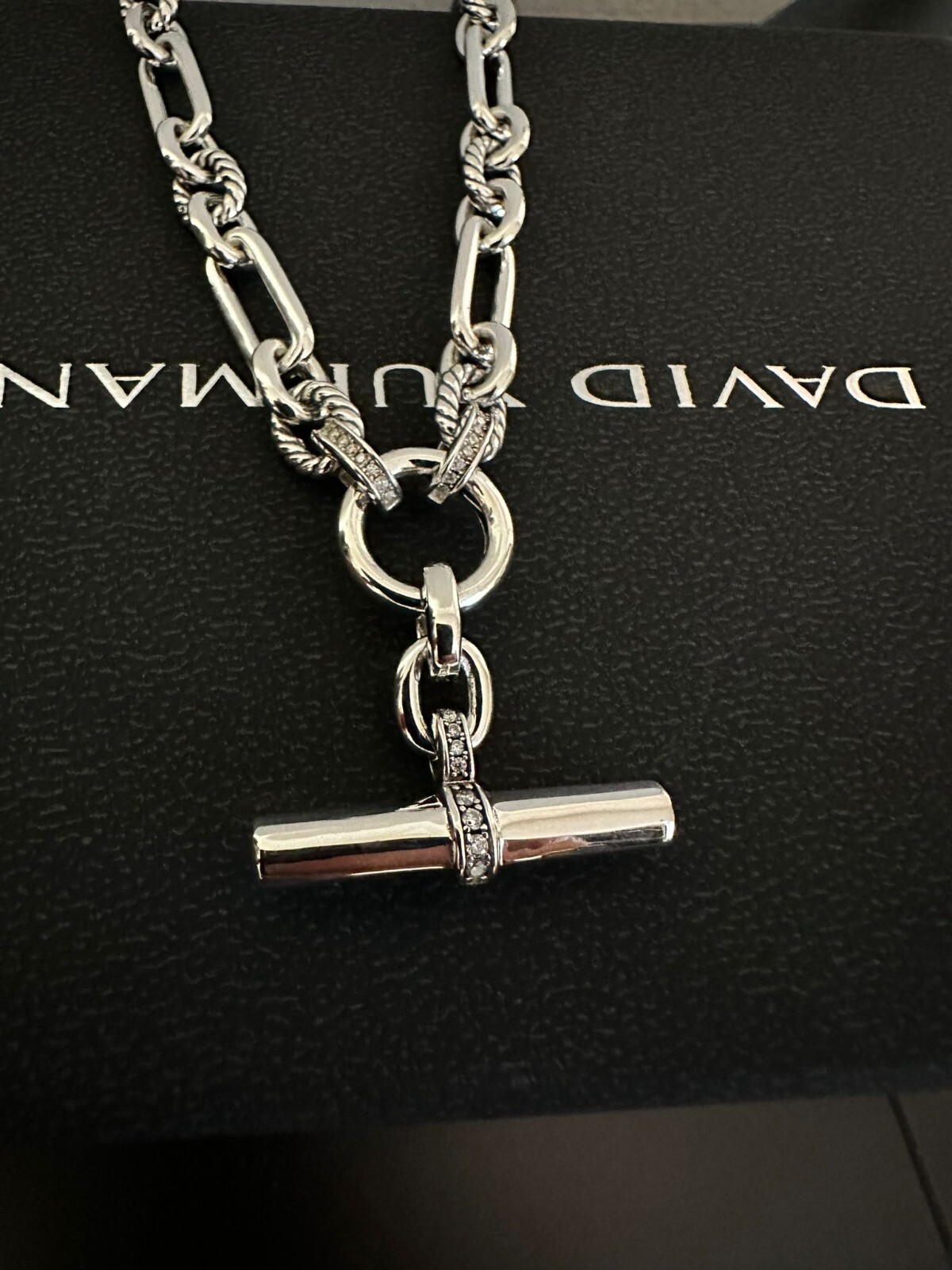David Yurman Sterling Silver Lexington Chain Necklace… - Gem