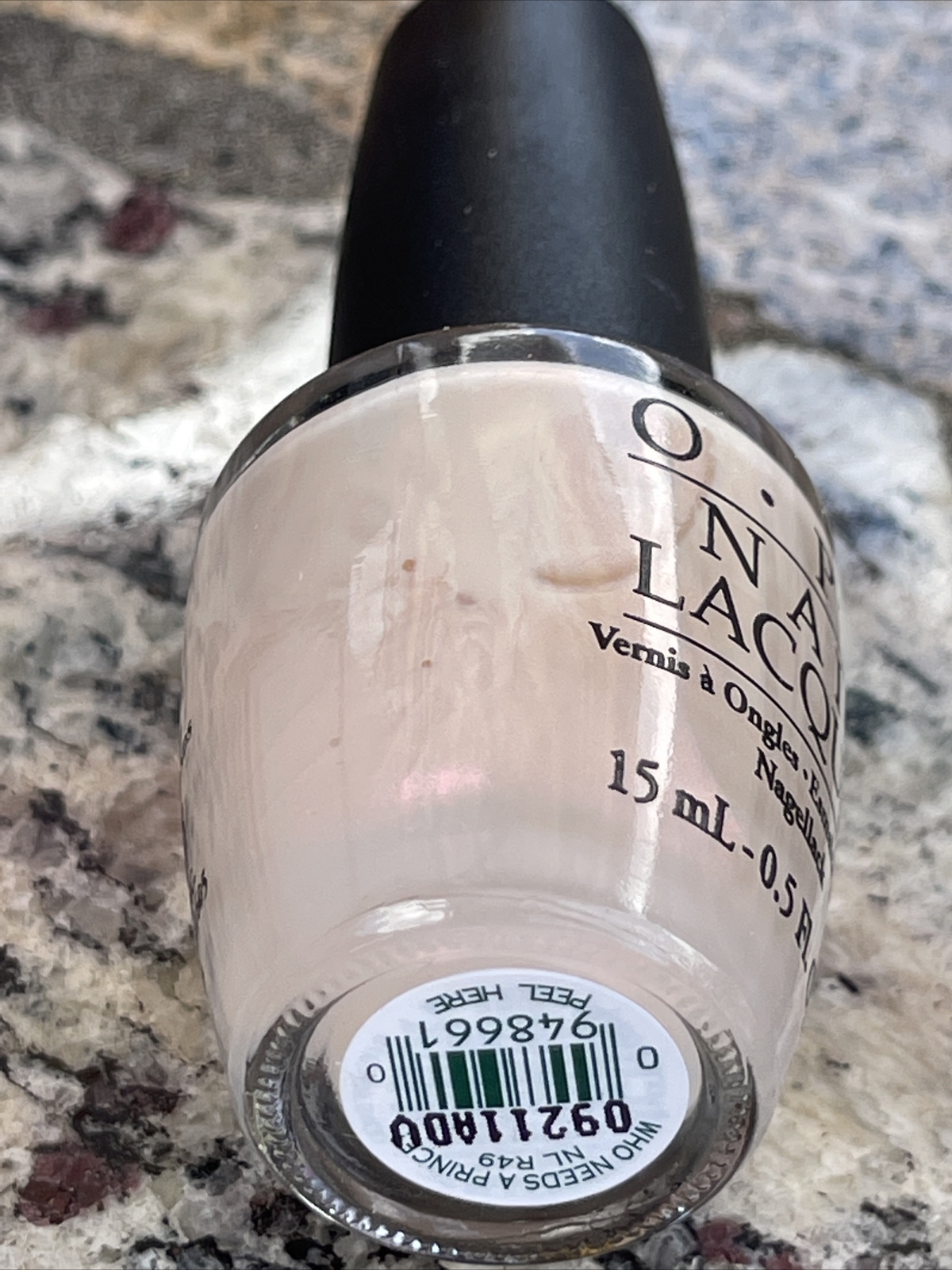 OPI Nail Lacquer "NL R49 WHO NEEDS A PRINCE?" PRINCESS CHARMING ...
