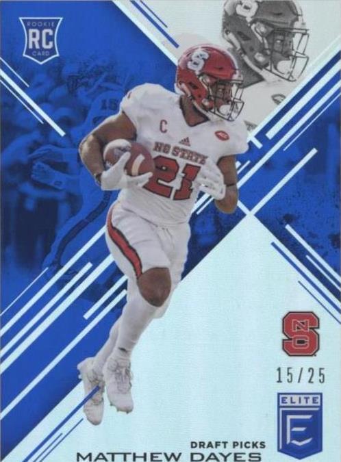 2017 Panini Elite Draft Picks - Draft Picks Matthew Dayes #130 ...