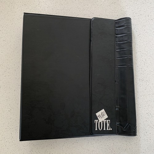Vintage 90s Black Hilroy Note Tote Binder 2.5" GREAT CONDITION | eBay