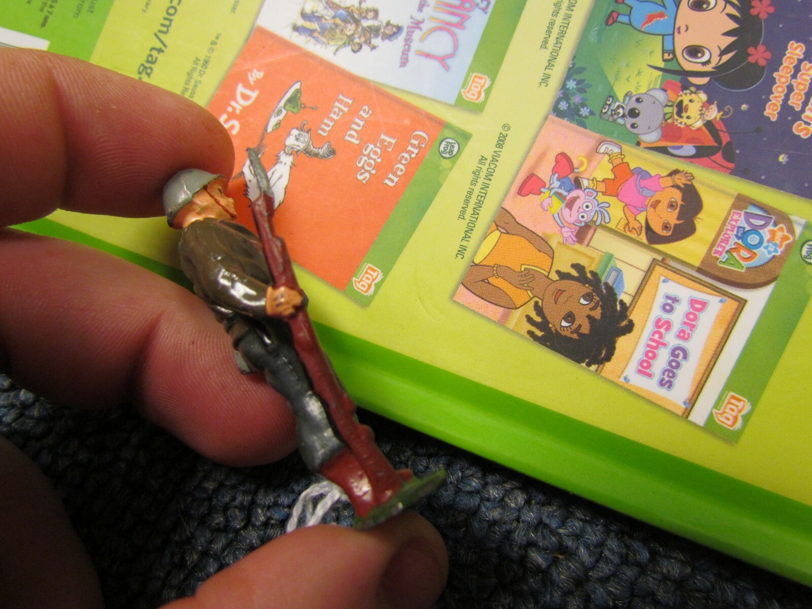 VINTAGE 1950s TIMPO HOLLOW CAST LEAD U.S. ARMY GI SOLDIER No. 9000 | eBay