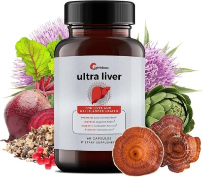 UpWellness Ultra Liver Supplement for Liver Health and Gallbladder ...