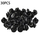 Fastener Push-Type 30 Pcs Accessories Black Car Body Clip High Quality ...