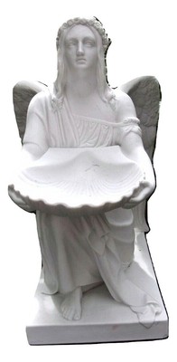 An Antique Parian Figure Kneeling Angel After Thorvaldsen Royal ...