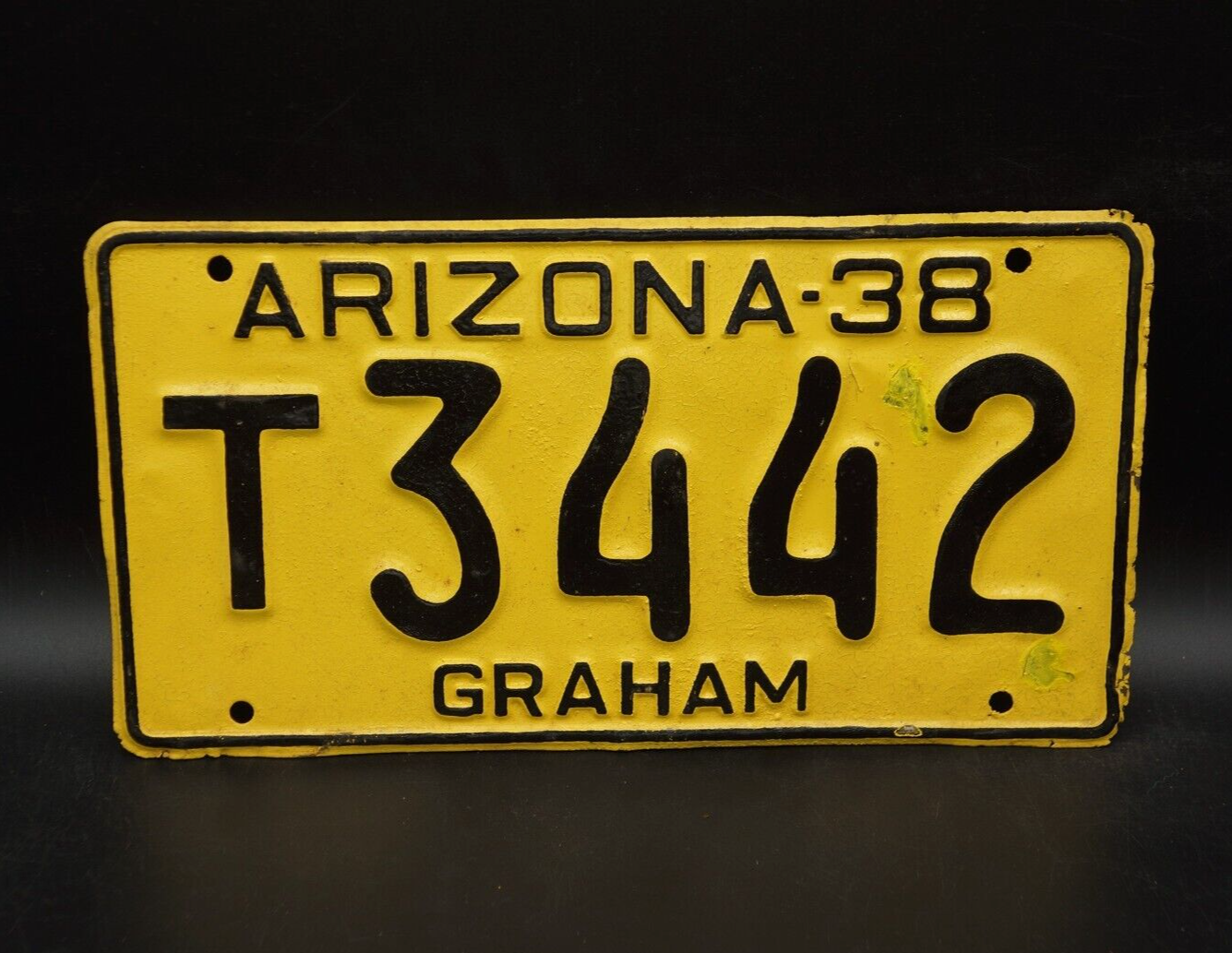 1938 GRAHAM County ARIZONA License Plate | eBay