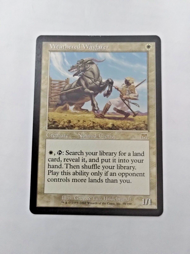 MTG Weathered Wayfarer Mystery Booster - Onslaught 059/350 Reg. Rare ...