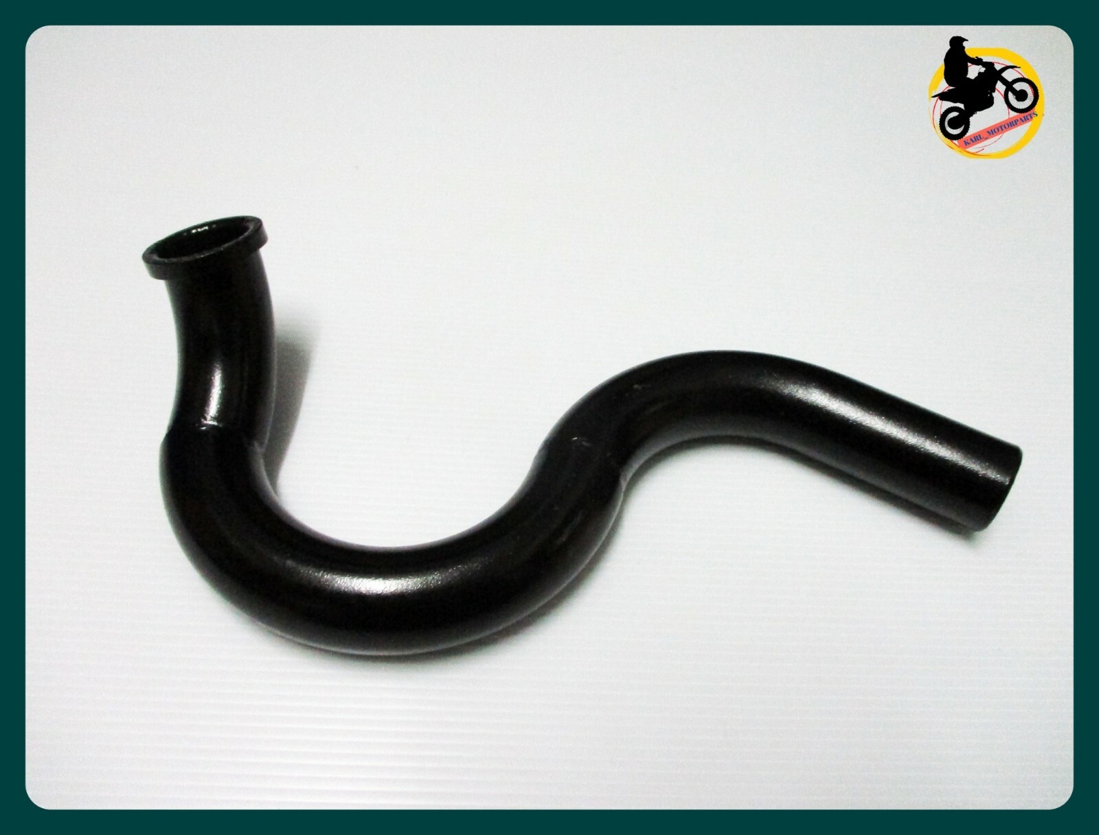 Fit Yamaha LB50 LB80 Chappy Exhaust Connecting Pipe //BLACK// (nan2554 ...