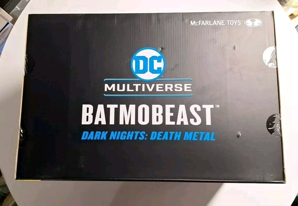 NEW McFarlane DC Multiverse Batmobeast Vehicle Toy Gold Label Death ...