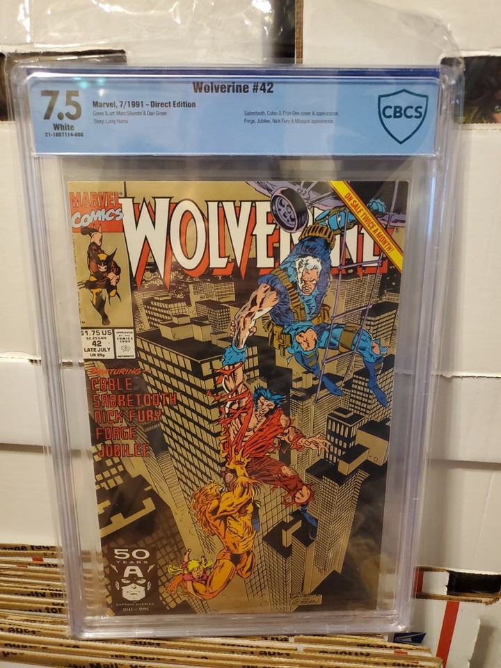Wolverine 42 Direct Edition Cbcs 7.5 | eBay