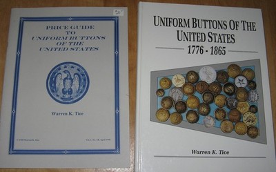 Tice, Uniform Buttons 1776-1865 plus Tice Price Guide | eBay