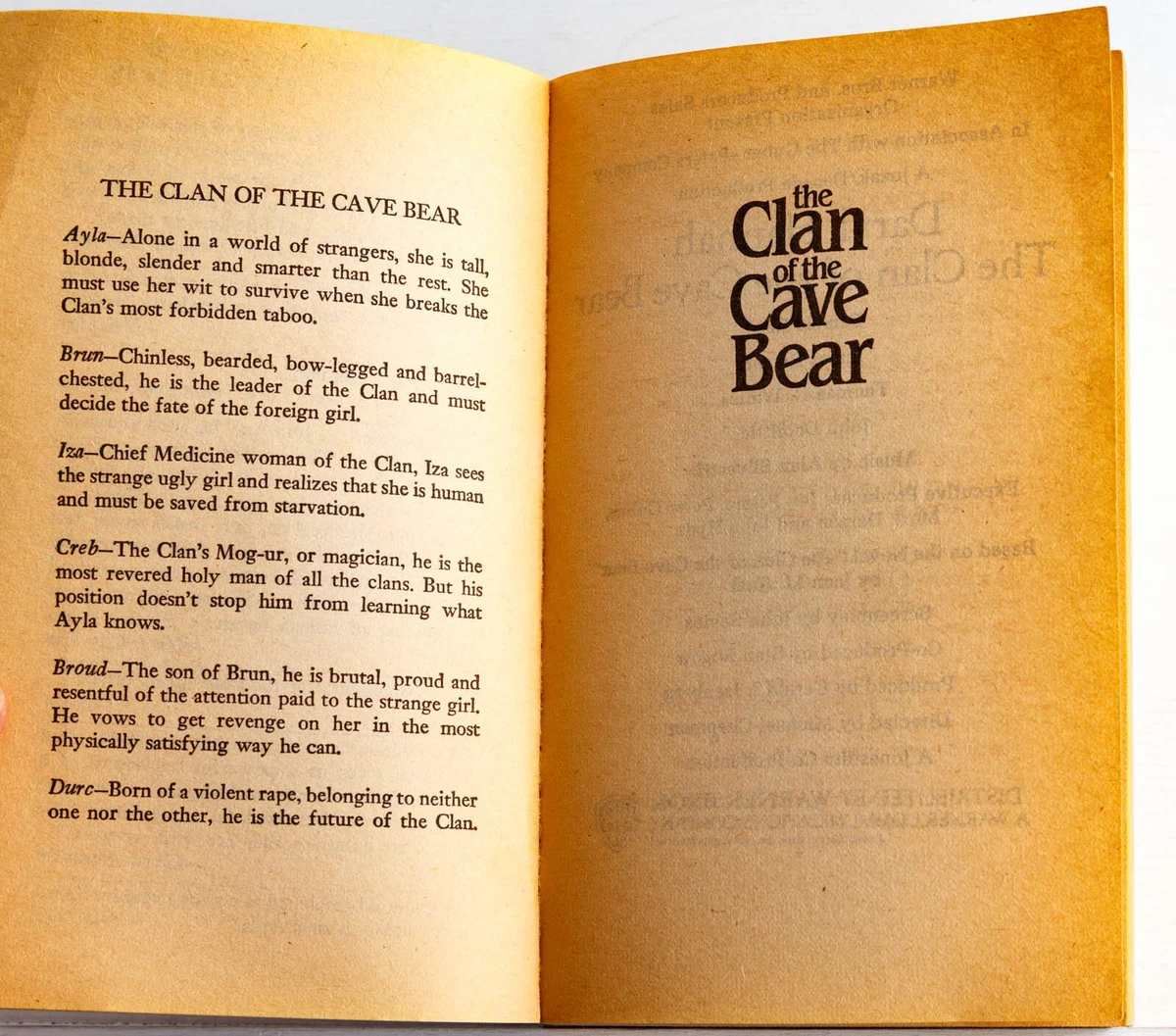 Clan Of The Cave Bear Ayla And Broud