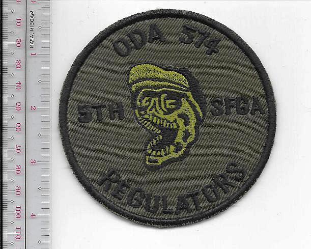 US Army Afghanistan 5th Special Forces Gp ABN ODA 574 Regulators NO ...