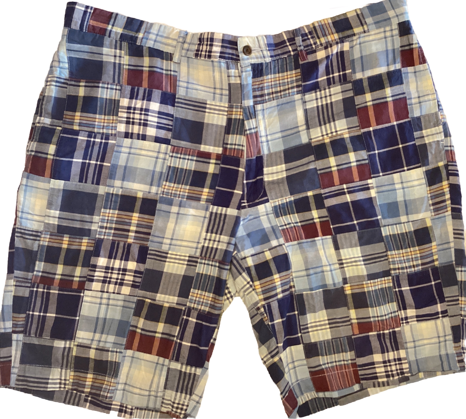 POLO RALPH LAUREN Patchwork Madras Shorts Classic Fit… - Gem