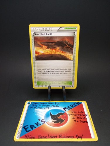 Scorched Earth 110/124 Fates Collide NM Regular Uncommon Pokemon Card ...