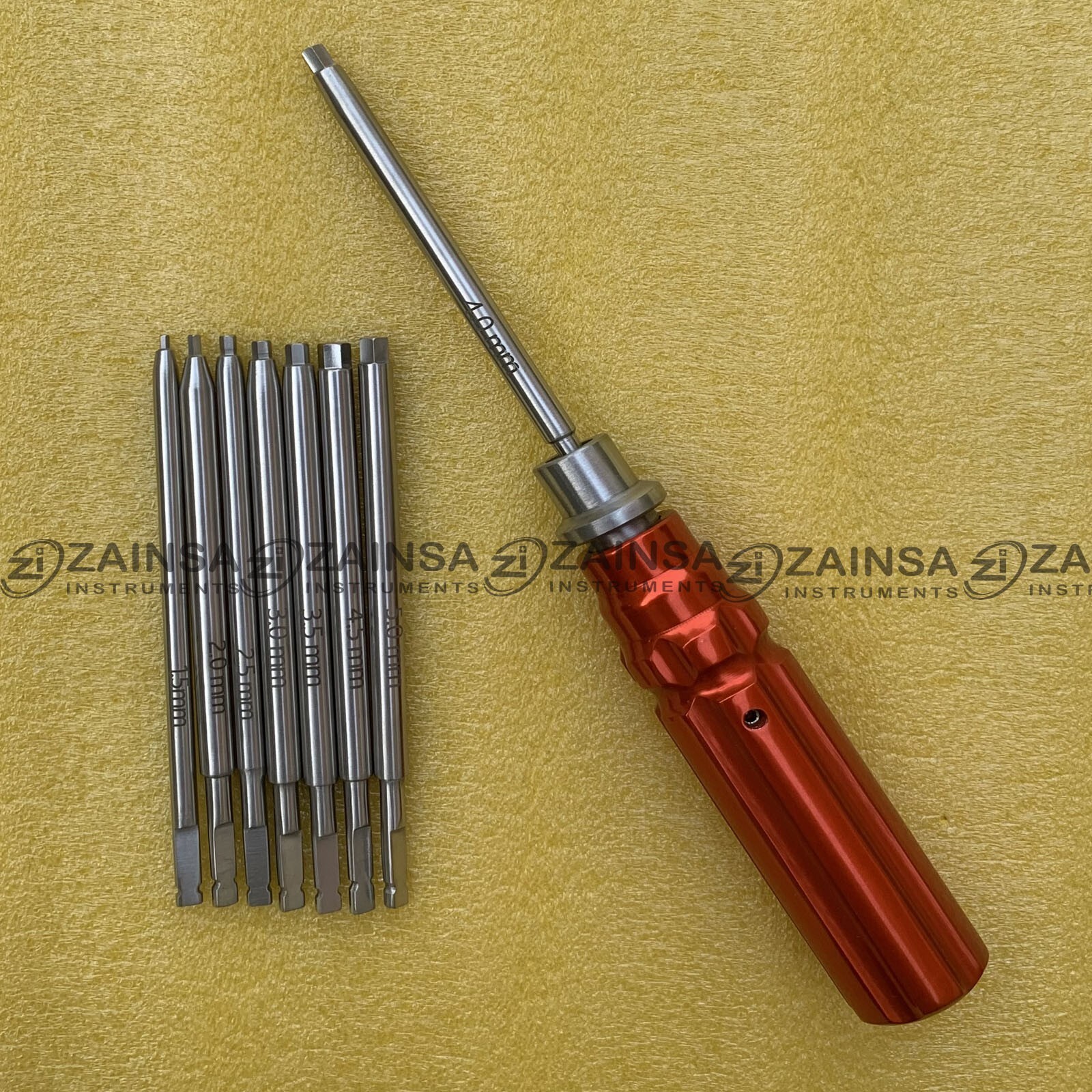 Orthopedic Bone Screwdriver Set, With Quick Coupling Handle Surgical ...