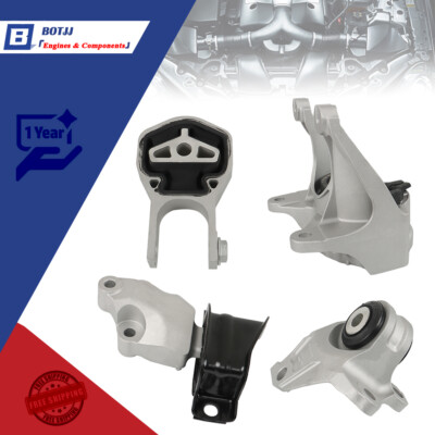 4PCS Engine Mounts & Transmission Mount For Ram Promaster 1500, 2500 ...