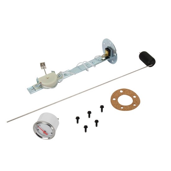 Speedway Fuel Level Gauge with Sender, 2-1/16 Inch, White | eBay