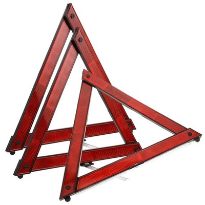 3 Pcs Warning Triangle Highway Traffic Triangles Safety Reflective ...