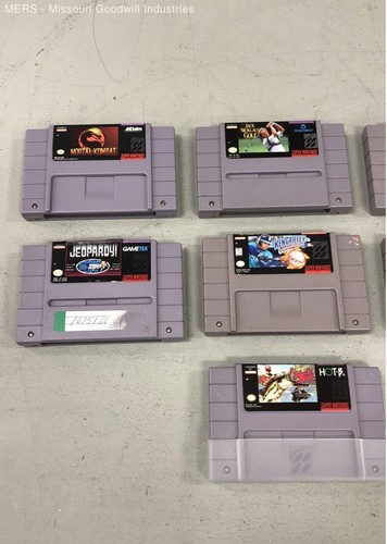 Lot of Assorted Nintendo SNES Game Cartridges | eBay